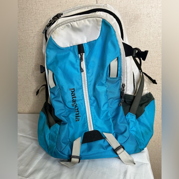 Patagonia | Bags | Patagonia Blue And White Mens Backpack | Poshmark
